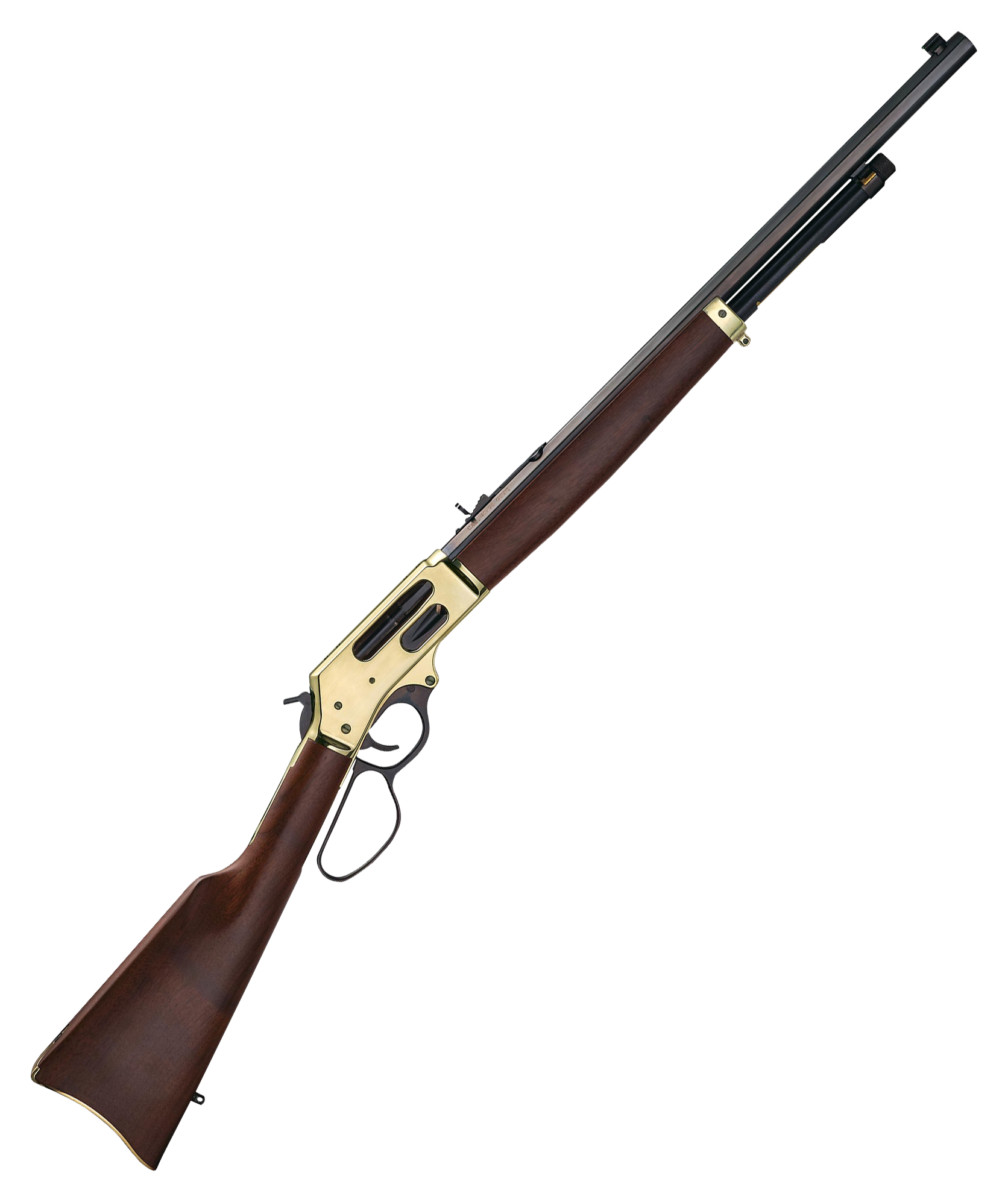 Henry Brass .45-70 Government Lever Action Side Gate Rifle | Mack's ...